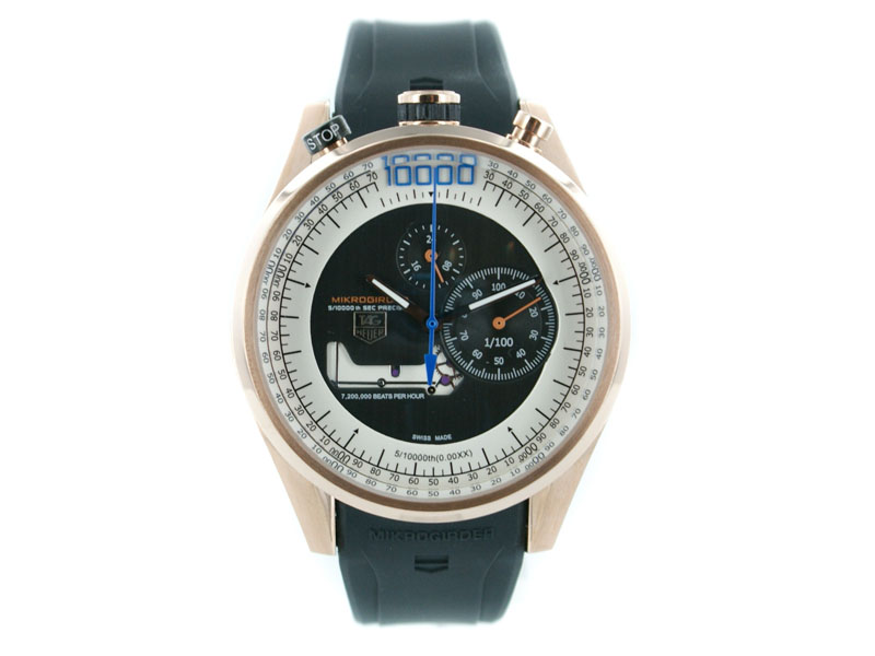 Tag Heuer Mikrogirder 10000 Rotgold mit Kautschukarmband Replicas - O ...