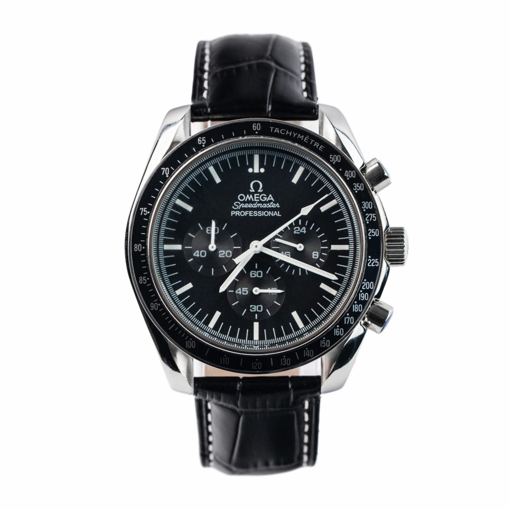 Replica Omega SPEEDMASTER MOONWATCH 42mm mit LEderarmband