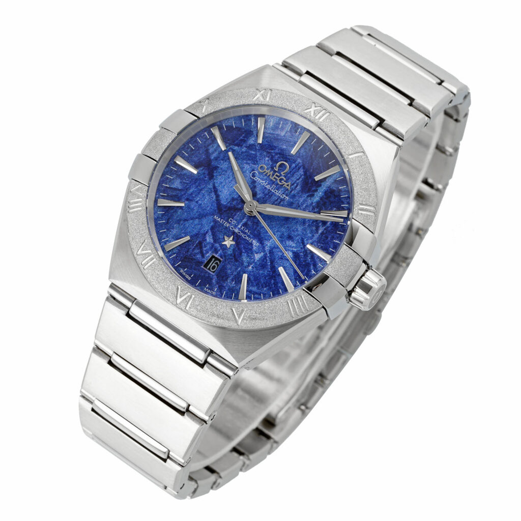 Replica Omega Constellation 41mm Meteorite blau Modelljahr 2025