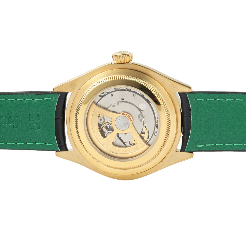 2025 Modell der Replica Rolex Perpetual 1908 gold mit schwarzem ZB